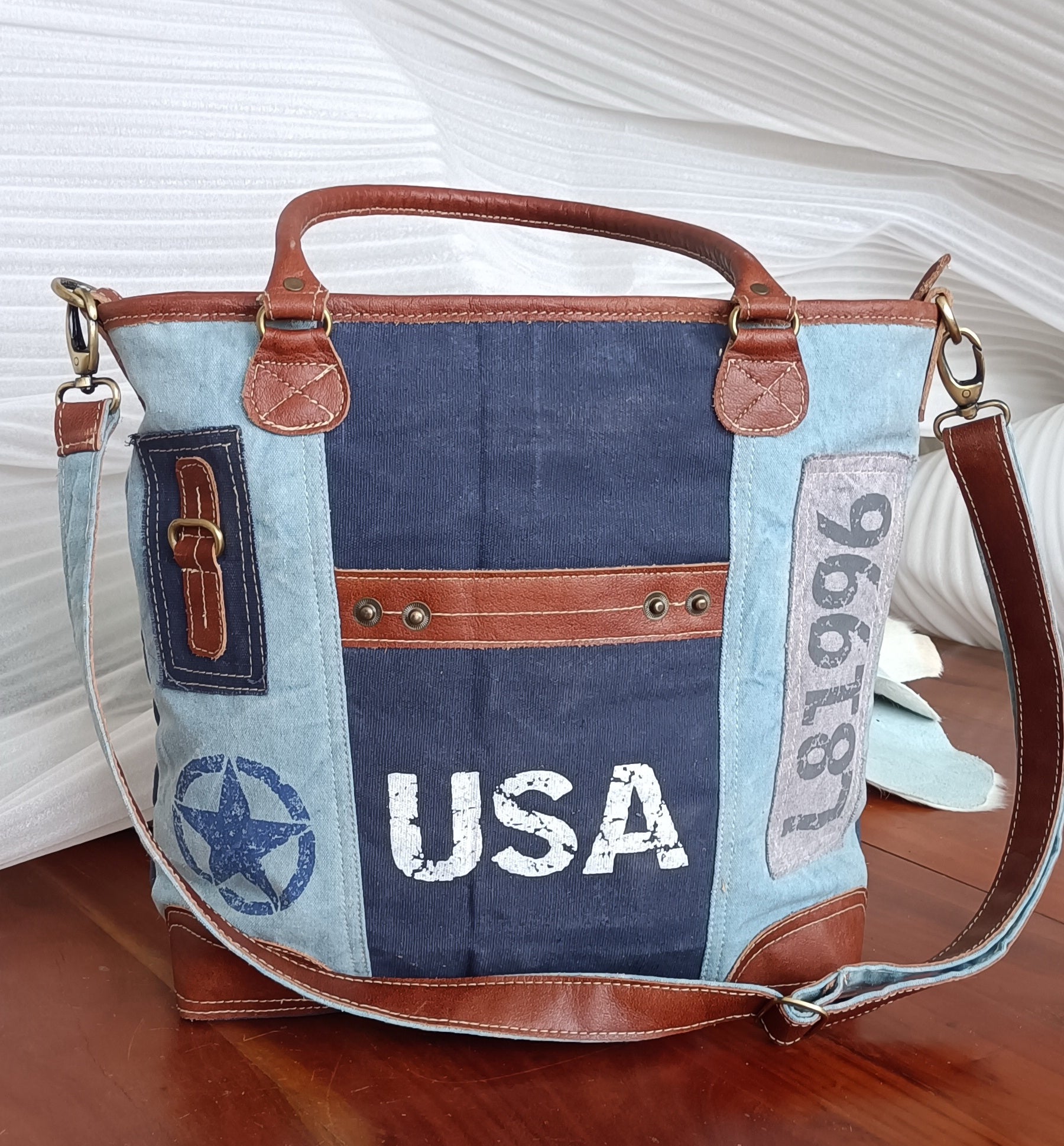 Weekender – Recycled Military Bags