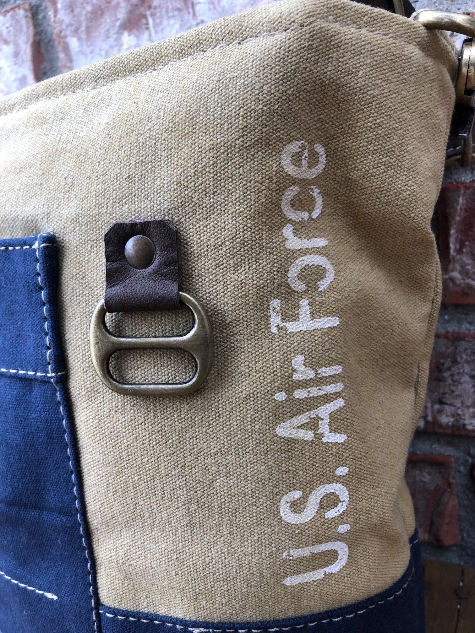 Recycled Military Bags ~ Upcycled Patriotic and Military Canvas Bags