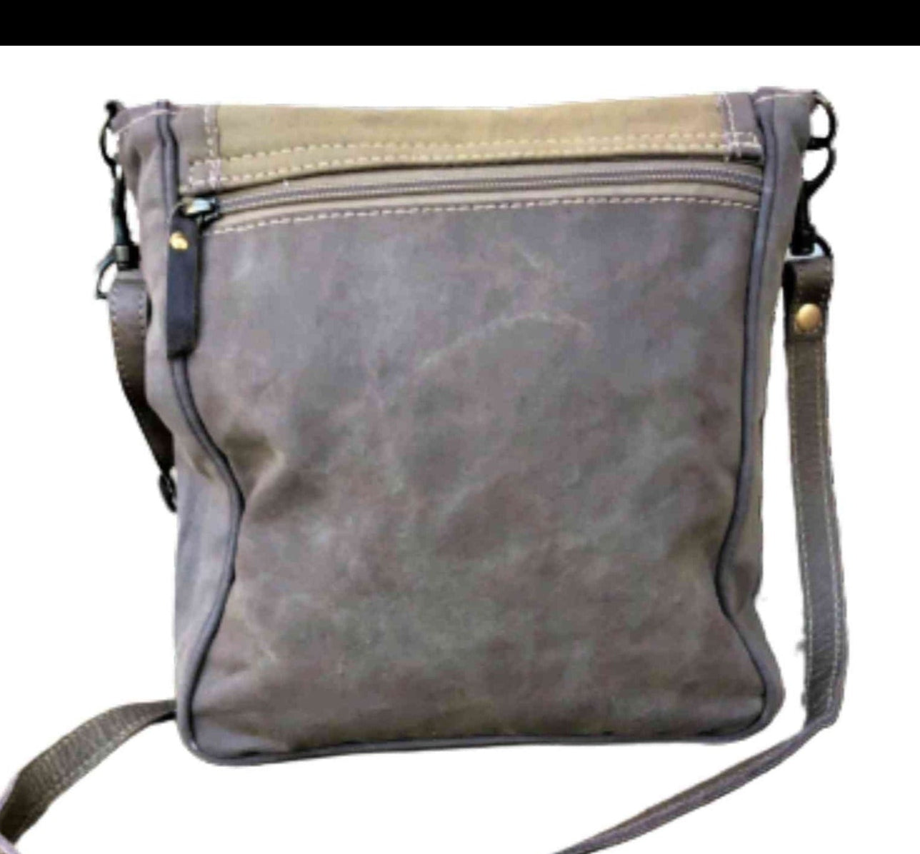 USMC MARINE Sustainable Military Canvas Crossbody Messenger Bag ...