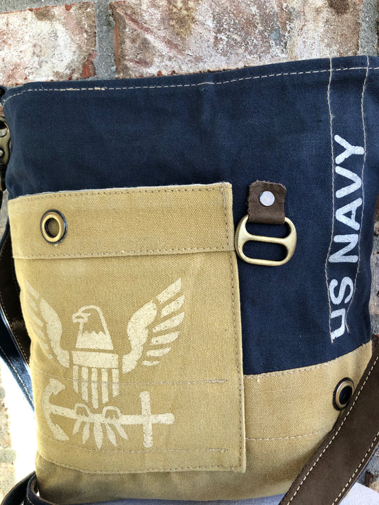 Military Canvas Crossbody Bag – US Navy Purse for Women – Gift for Mil ...