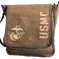 USMC MARINE Sustainable Military Canvas Crossbody Messenger Bag ...