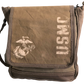USMC MARINE Sustainable Military Canvas Crossbody Messenger Bag ...