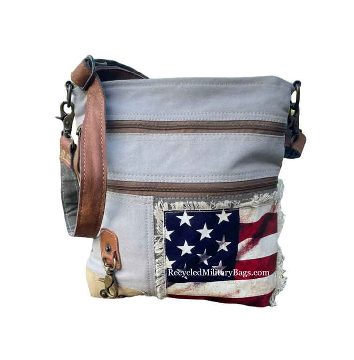 American Flag Patriotic Sustainable Crossbody Purse! Red, White & Blue ...