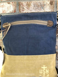 US Navy Sustainable Canvas Crossbody ~ Navy Proud – Recycled Military Bags