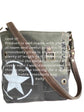 US Army Repurposed Sustainable Military Canvas Crossbody Bag ~ Ready t ...